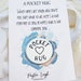 Pocket Hug Token With Poem Card - Long Distance Hug - Virtual Hug ...