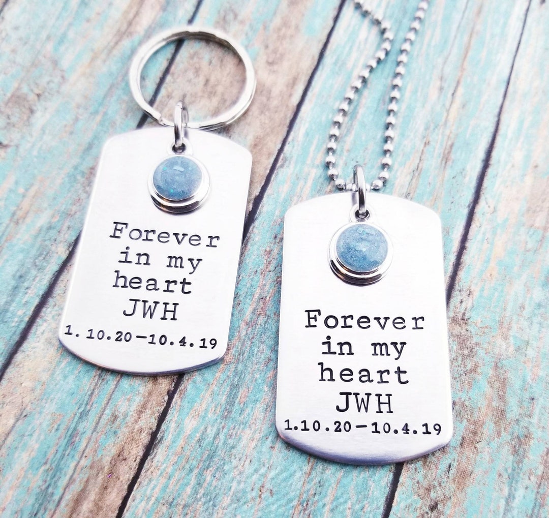 Cremation Necklace or Keychain Pet Ash Jewelry Pet Memorial Jewelry Pet ...