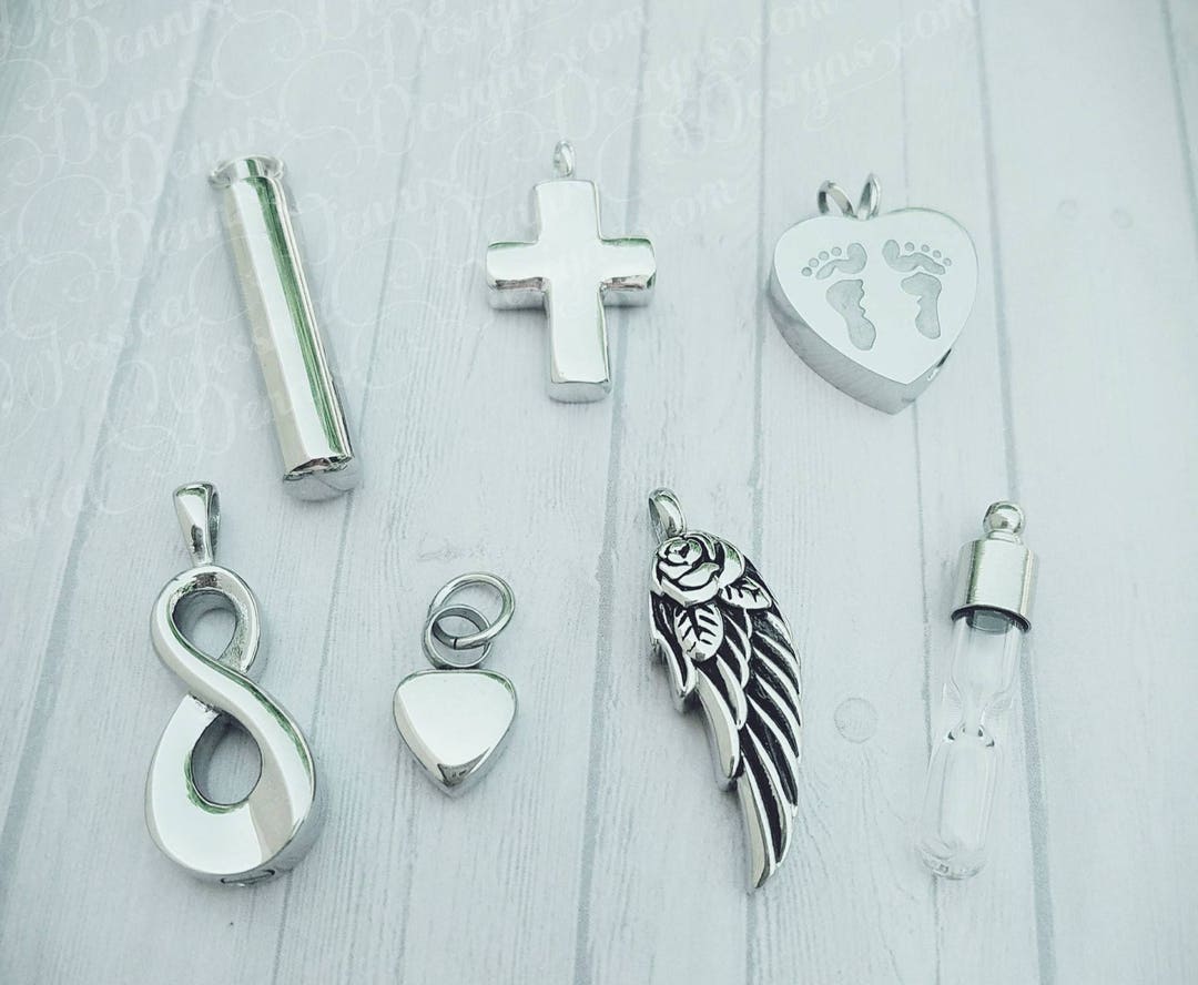 Cremation Urn Charm Only - Charm for Ashes - Urn Pendant Charm ...