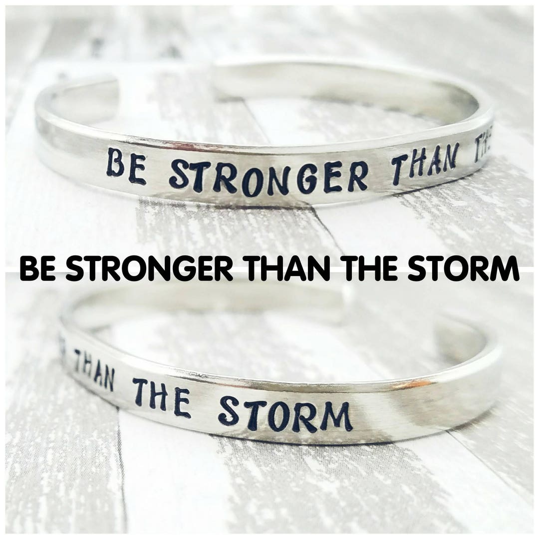Hand Stamped Cuff Bracelet: Inspirational Quote Jewelry - Etsy