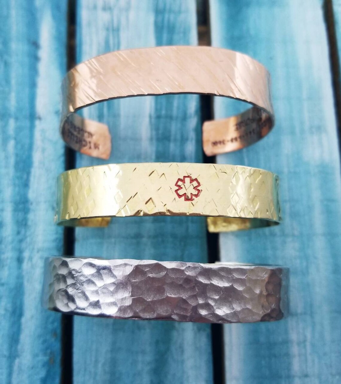 Medical ID Bracelet Copper Medical Alert Bracelet Medical ID - Etsy