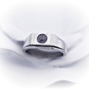 Men's Cremation Ring Made With Ashes - Custom Memorial Ring - Cremation ...