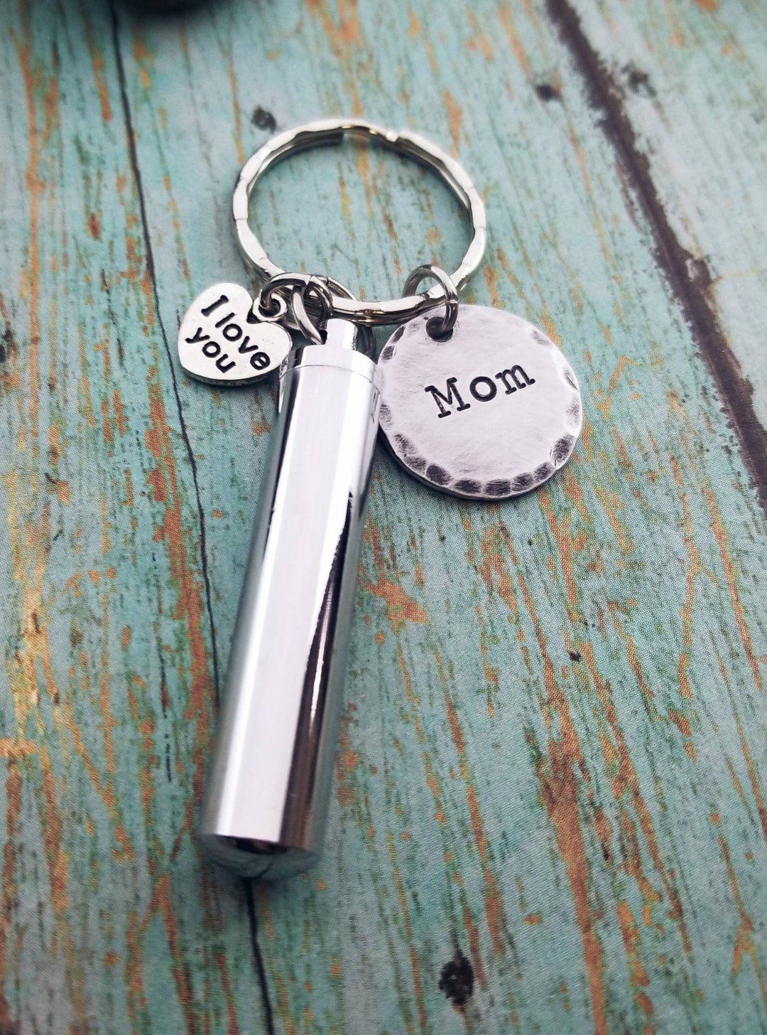 Personalized Cremation Keychain Memorial Keepsake Memorial Keychain in ...