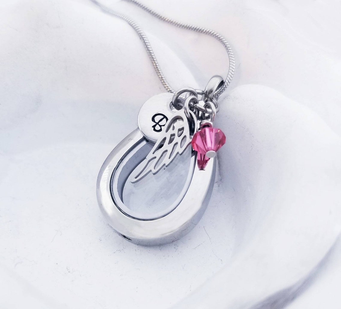 Cremation Necklace Cremation Urn Locket Urn Necklace - Etsy