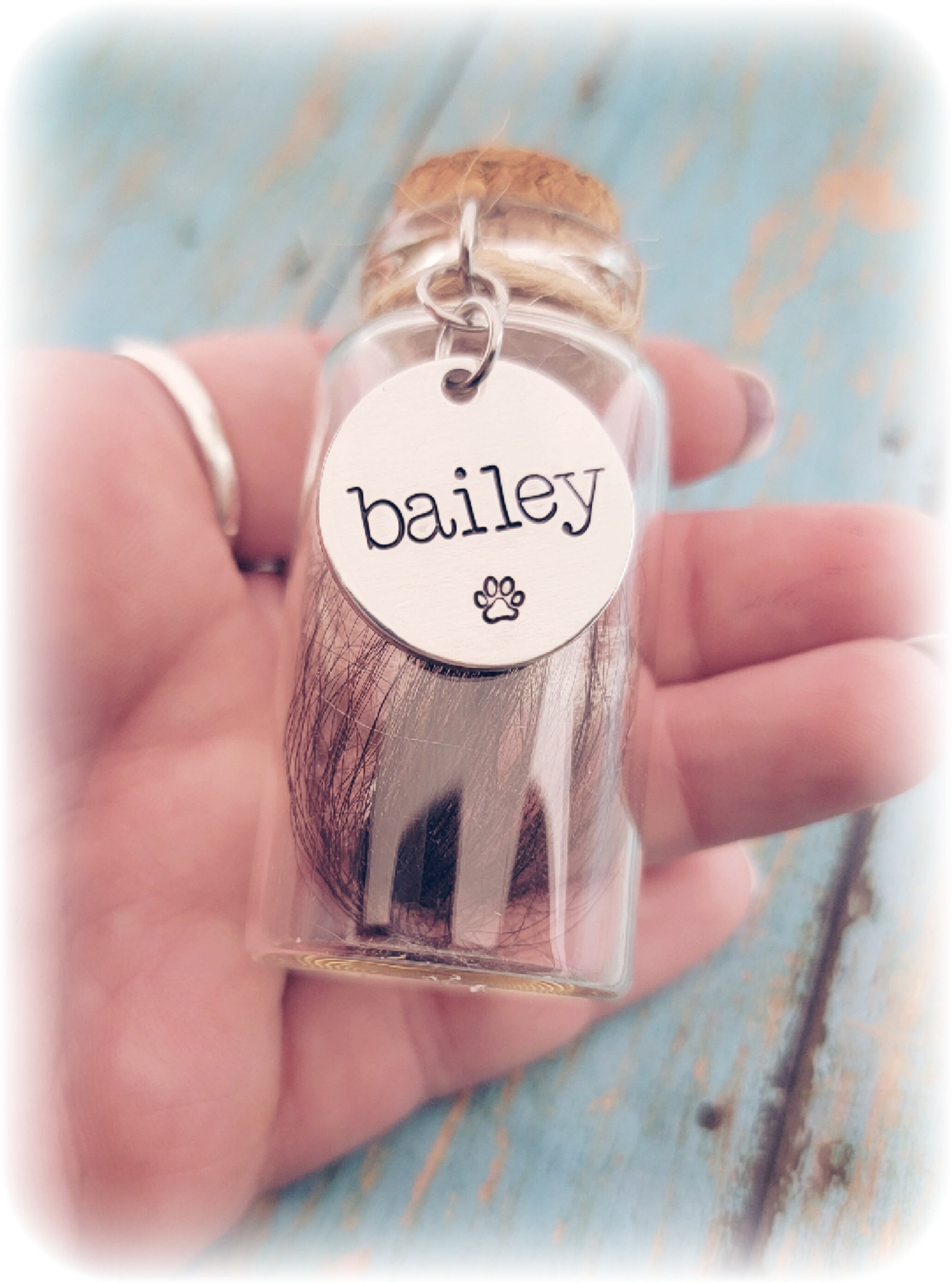 Personalized Pet Fur Memorial Jar: Dog/cat Keepsake - Etsy