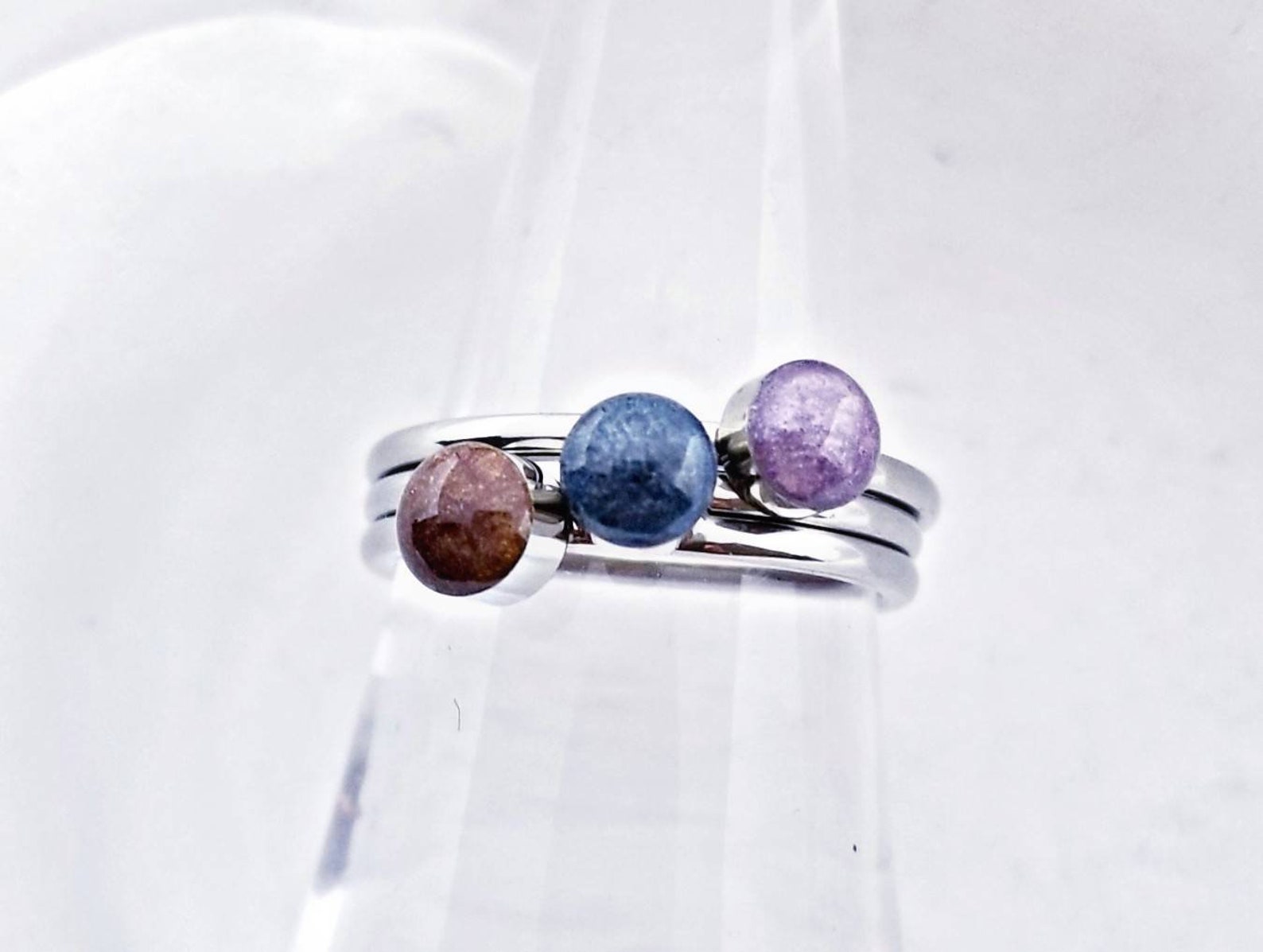 Stackable Cremation Ring Urn Ring With Ashes Custom - Etsy