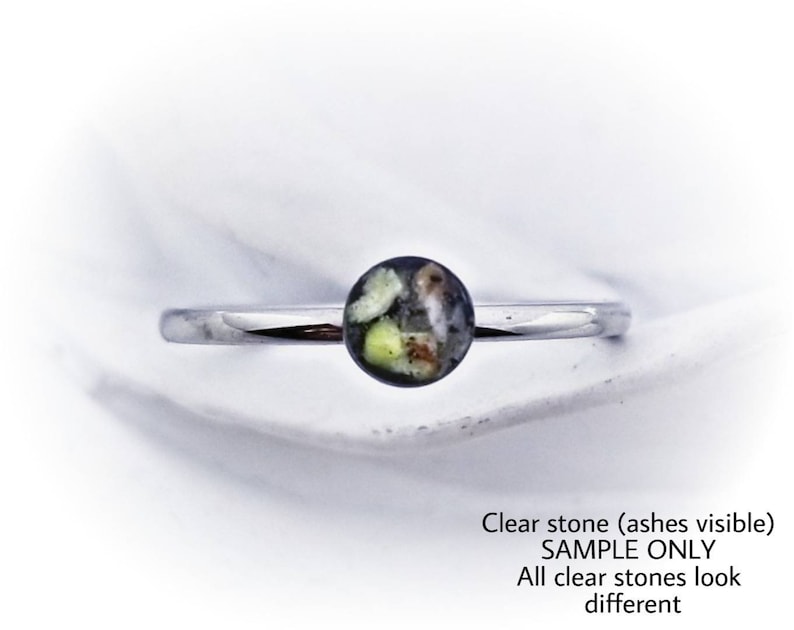 Cremation Ring Urn Stacking Rings With Ashes Custom Memorial - Etsy