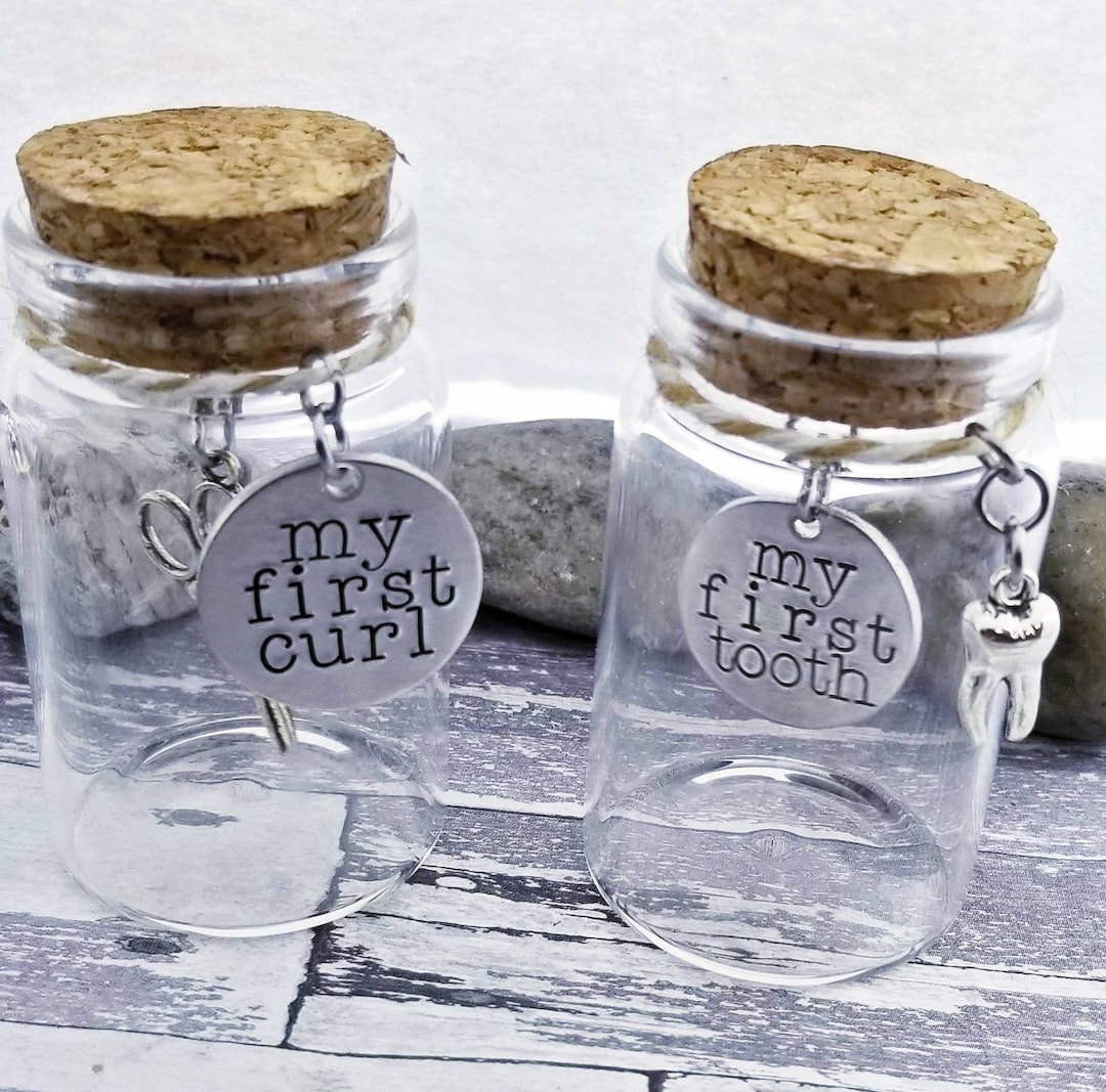 First Tooth First Haircut Saver Jar - Etsy