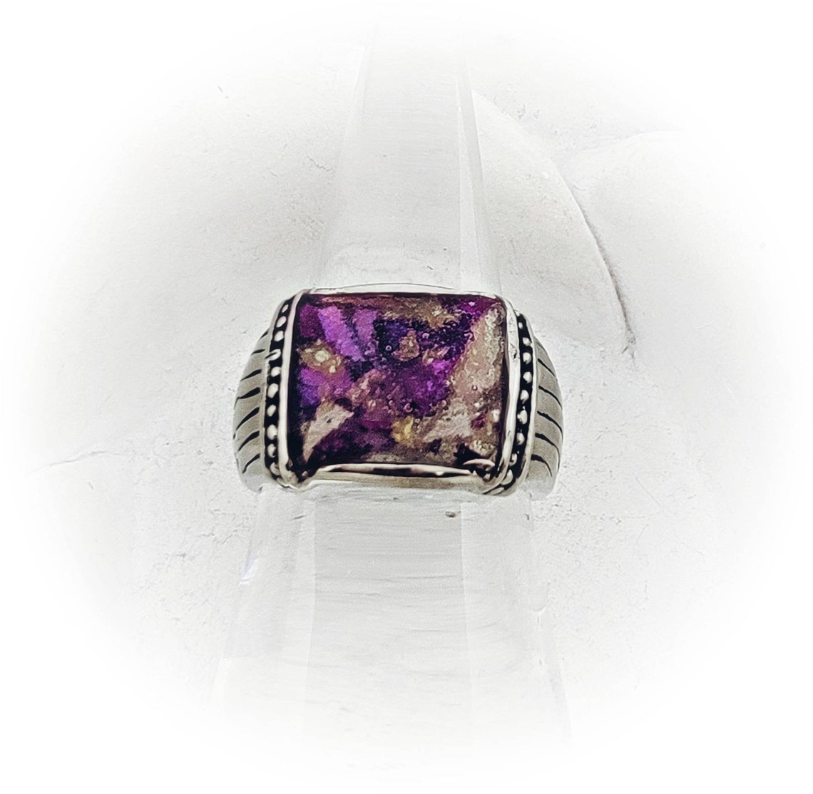 Funeral Flower Ring Made With Dried Flowers Custom Memorial - Etsy