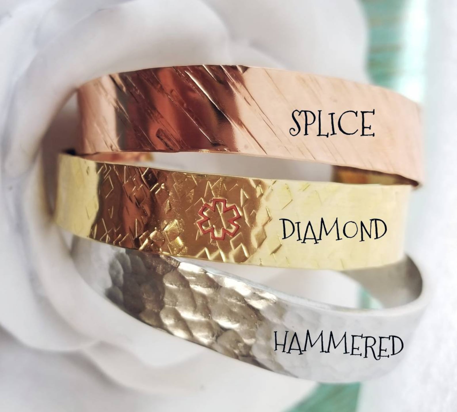 Medical ID Bracelet Copper Medical Alert Bracelet Medical ID - Etsy