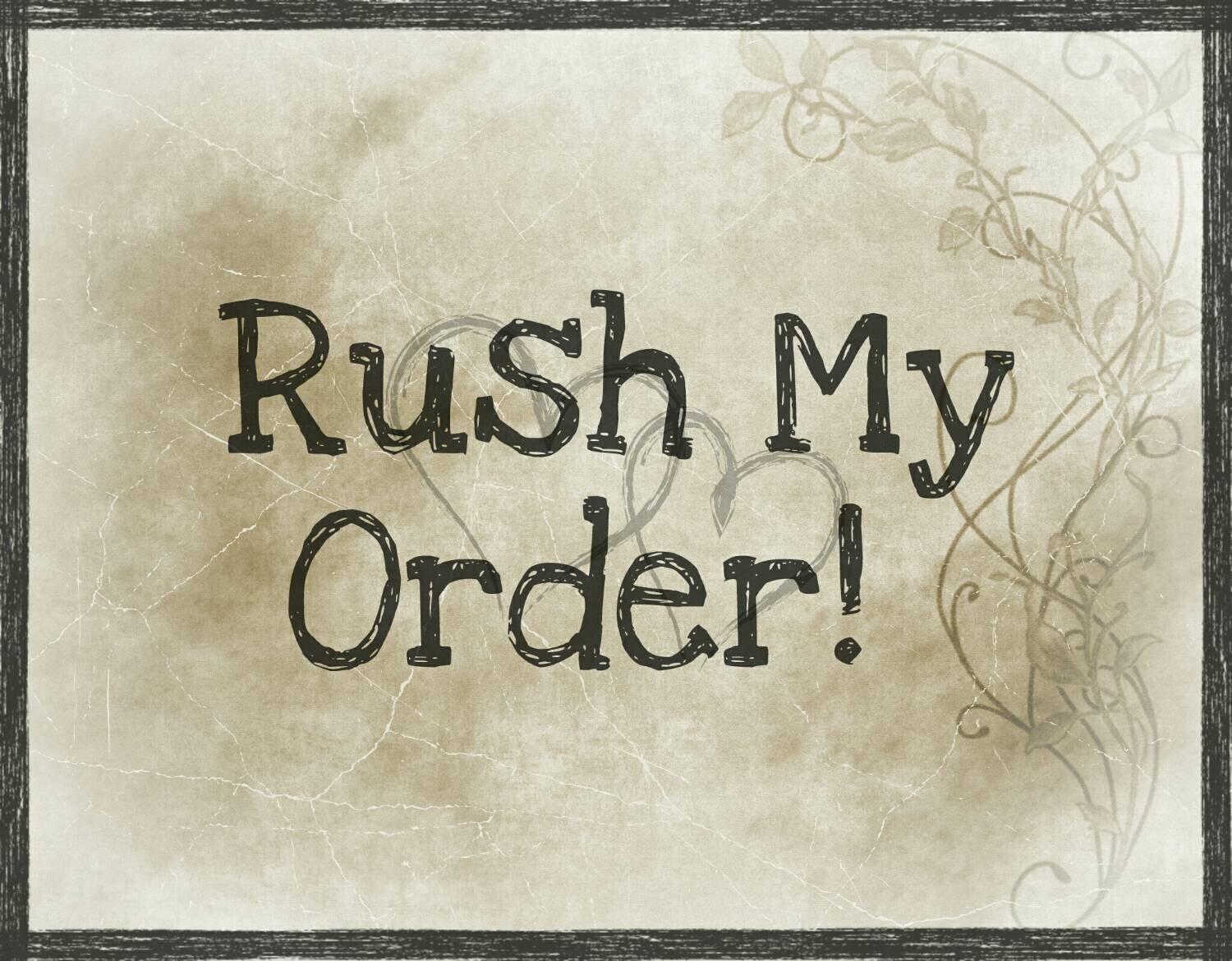 Need Your Order in a Hurry please Read Description Before - Etsy