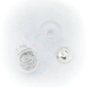 Cremation Orb Initial Necklace - DIY Fill at Home Ash Necklace ...