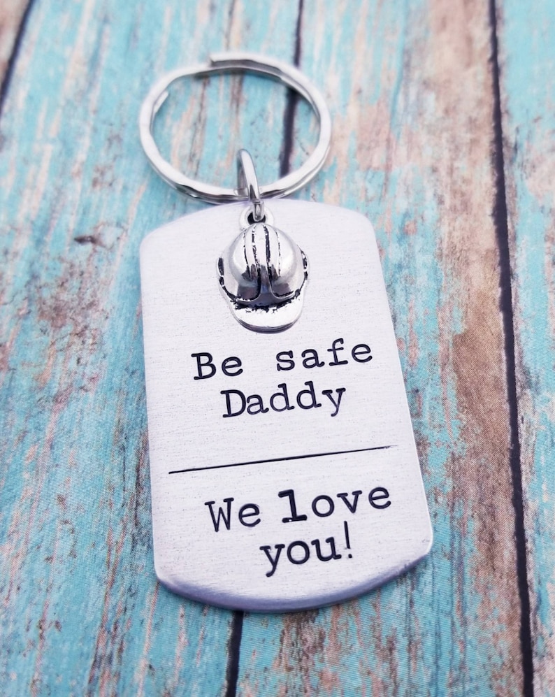 Ironworker Gift Be Safe Daddy We Love You Keychain - Etsy