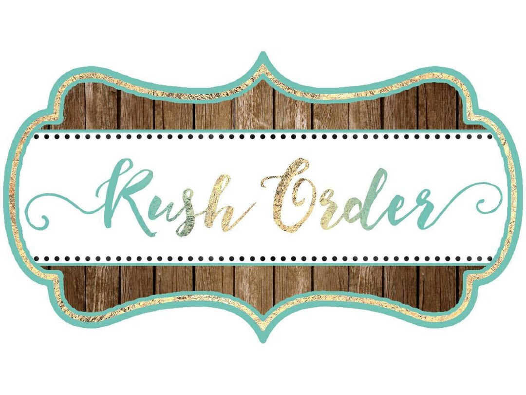Need Your Order in a Hurry please Read Description Before - Etsy