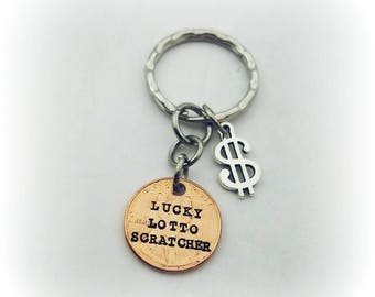 Lotto Scratcher Keychain - Etsy