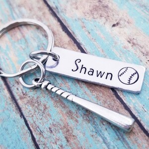 Personalized Sports Keychain - Choose Your Sport - Hockey Keychain ...