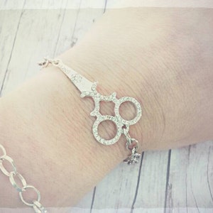 Rhinestone Scissors Bracelet - Hairdresser - Cosmetologist - Hair ...