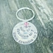 Mom Grandma Great Grandma Keychain - Custom Made - Birthstone Layered ...