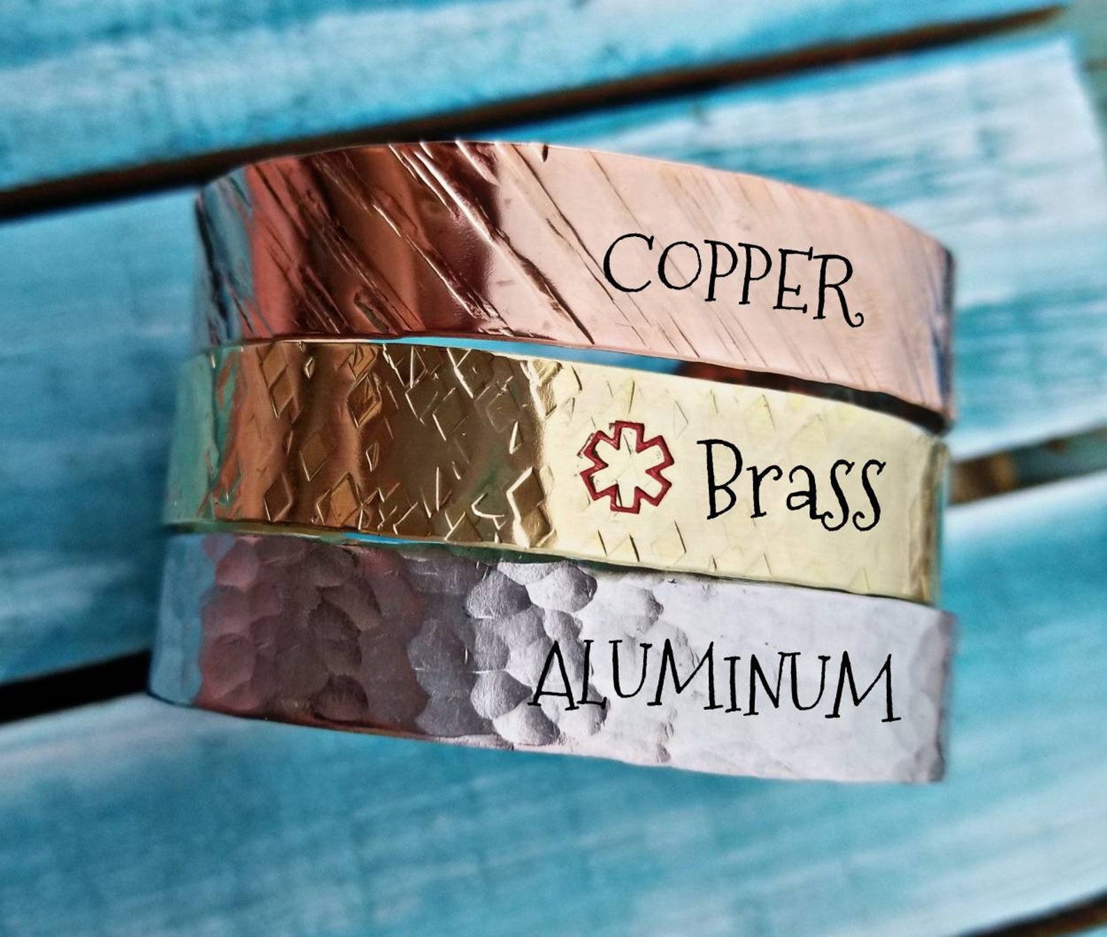 Medical ID Bracelet Copper Medical Alert Bracelet Medical ID - Etsy