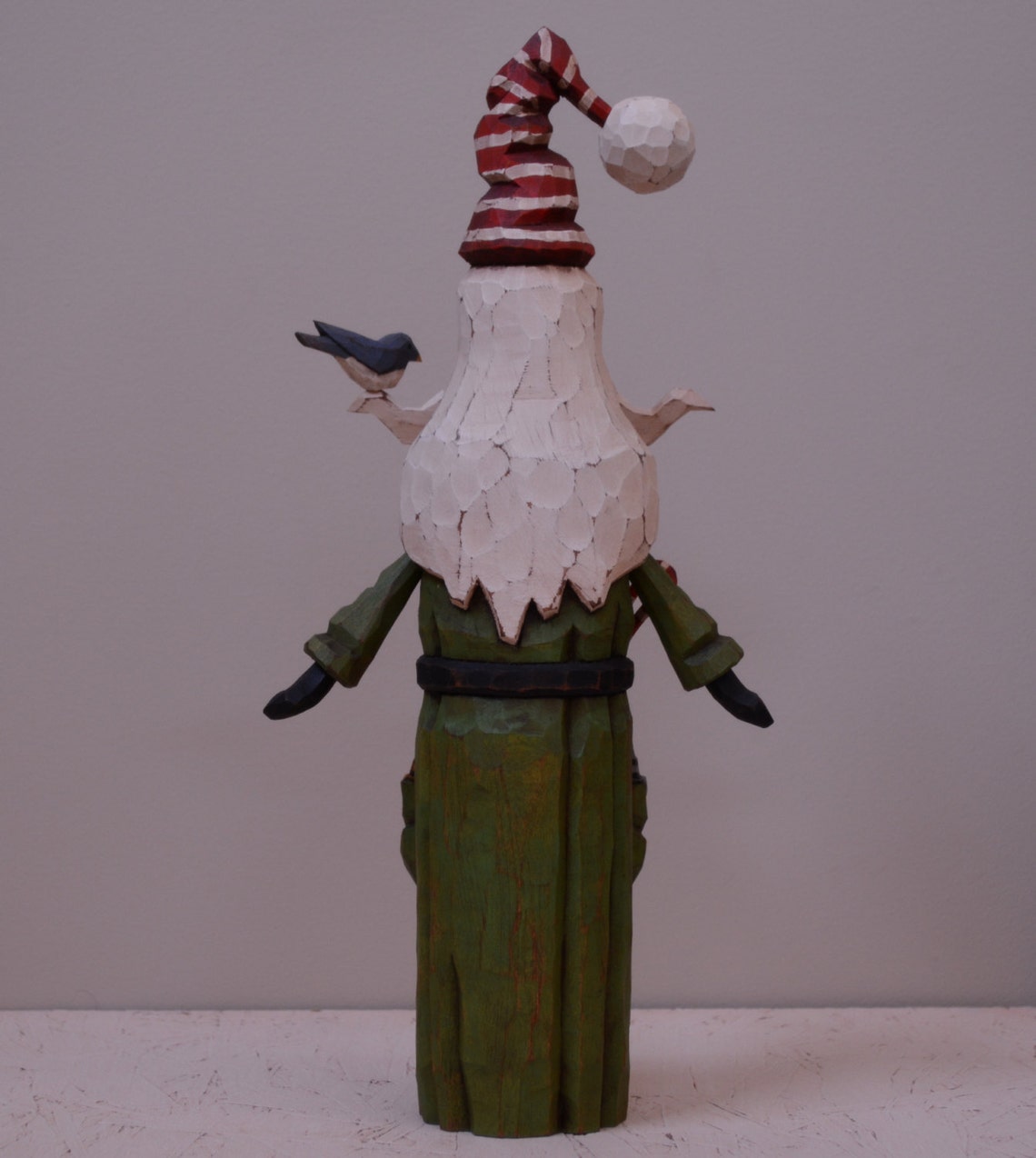 Jolly Pockets Primitive Folk Art Santa | Etsy