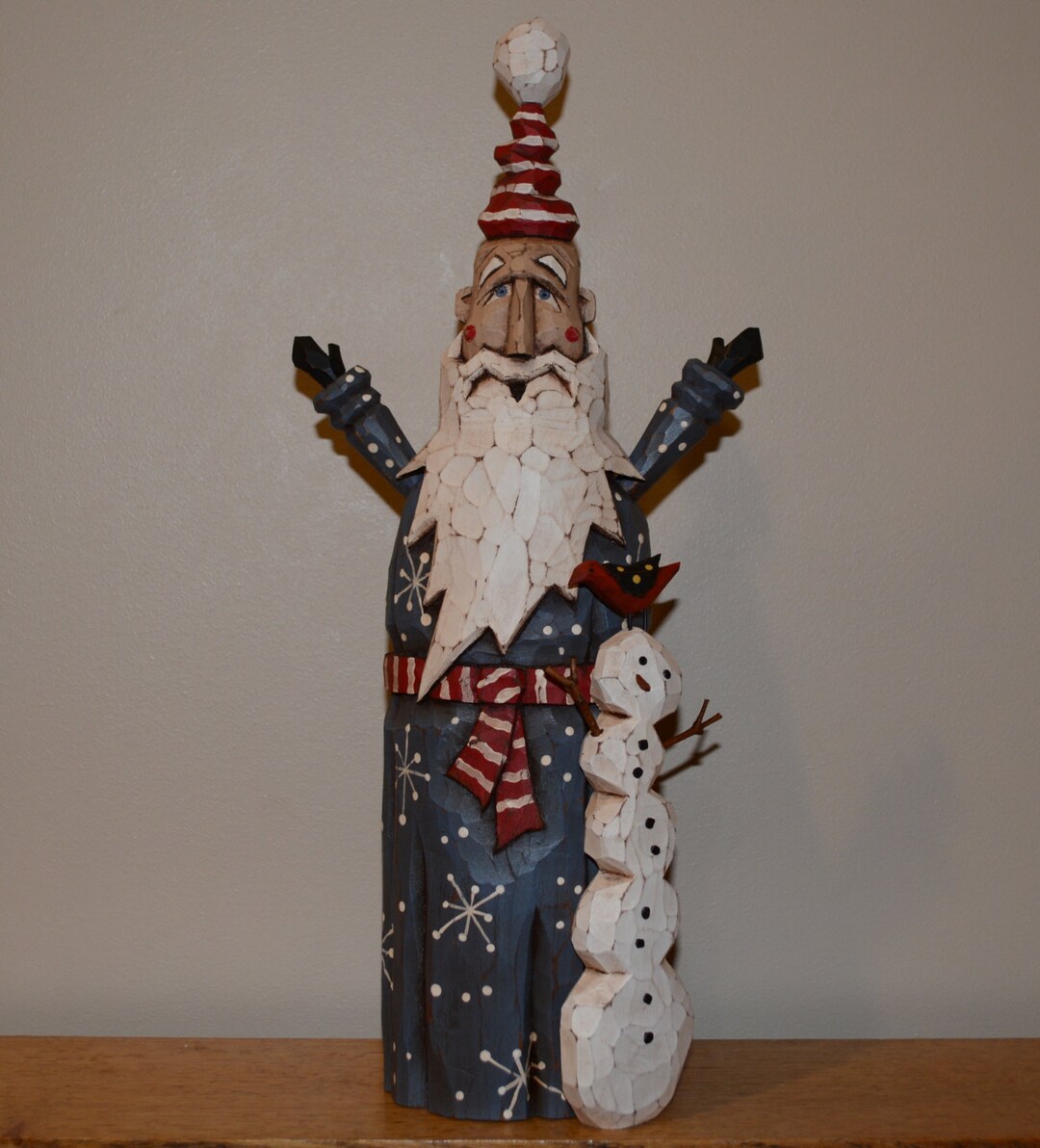 Snowy Day Santa - Etsy