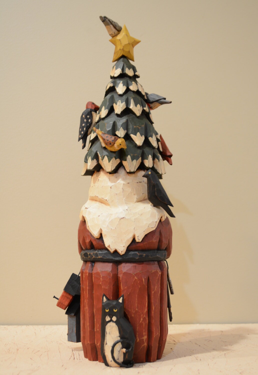 Tree Top Santa - Etsy