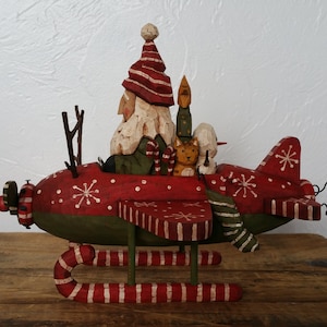 Airborne Santa - Etsy