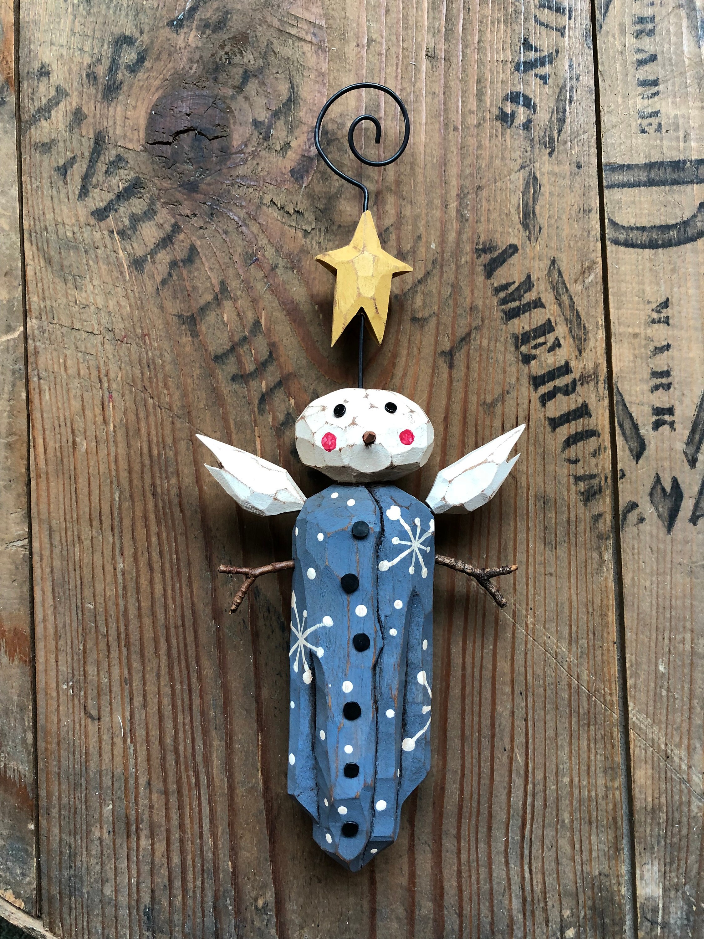 Snow Angel Ornament - Etsy