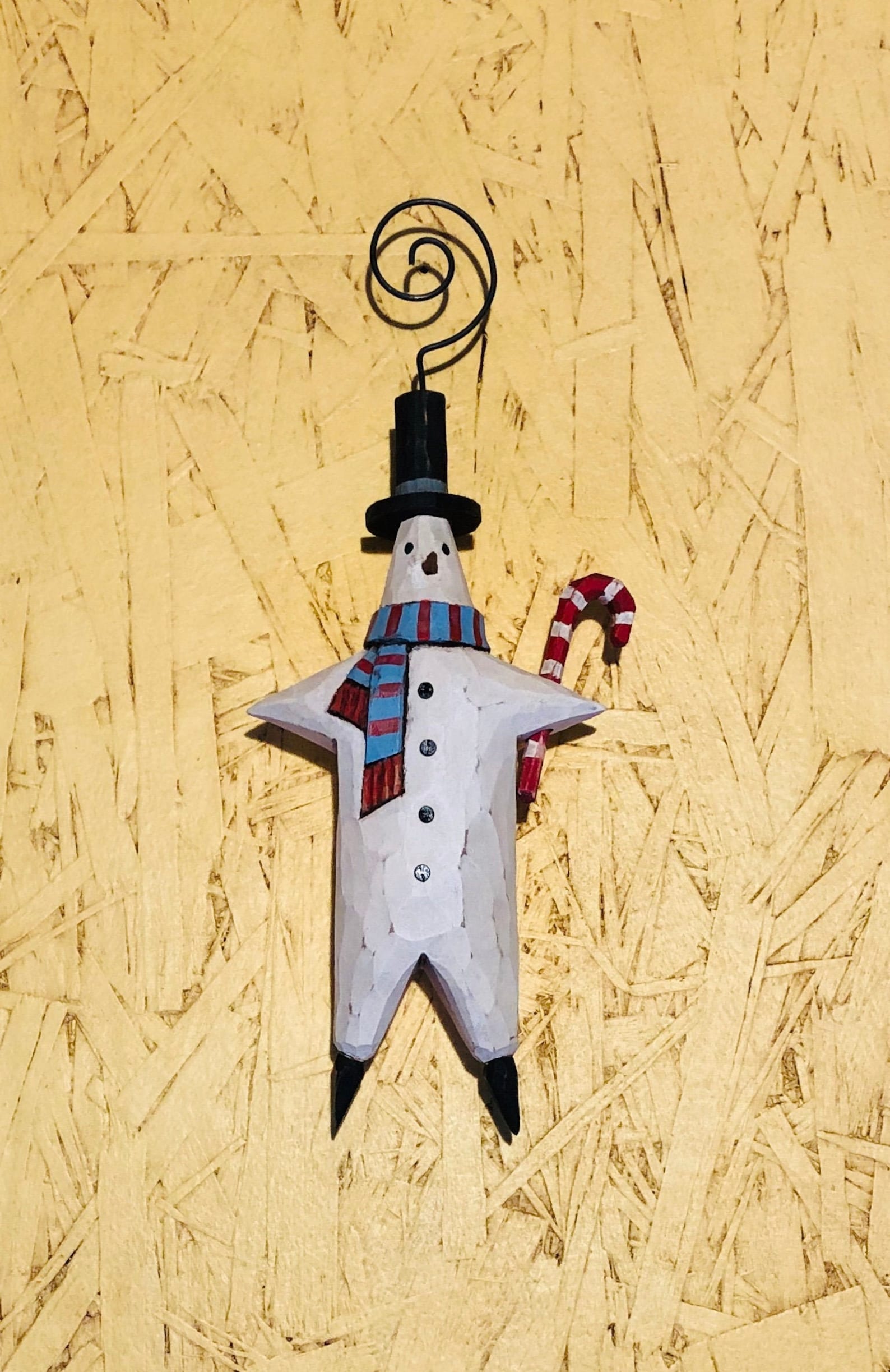 Dapper Star Snowman Ornament - Etsy