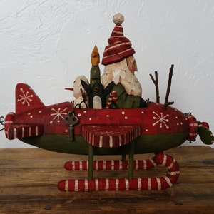 Airborne Santa - Etsy
