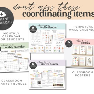 Printable Classroom Management Bundle, Classroom Jobs, Line Numbers ...