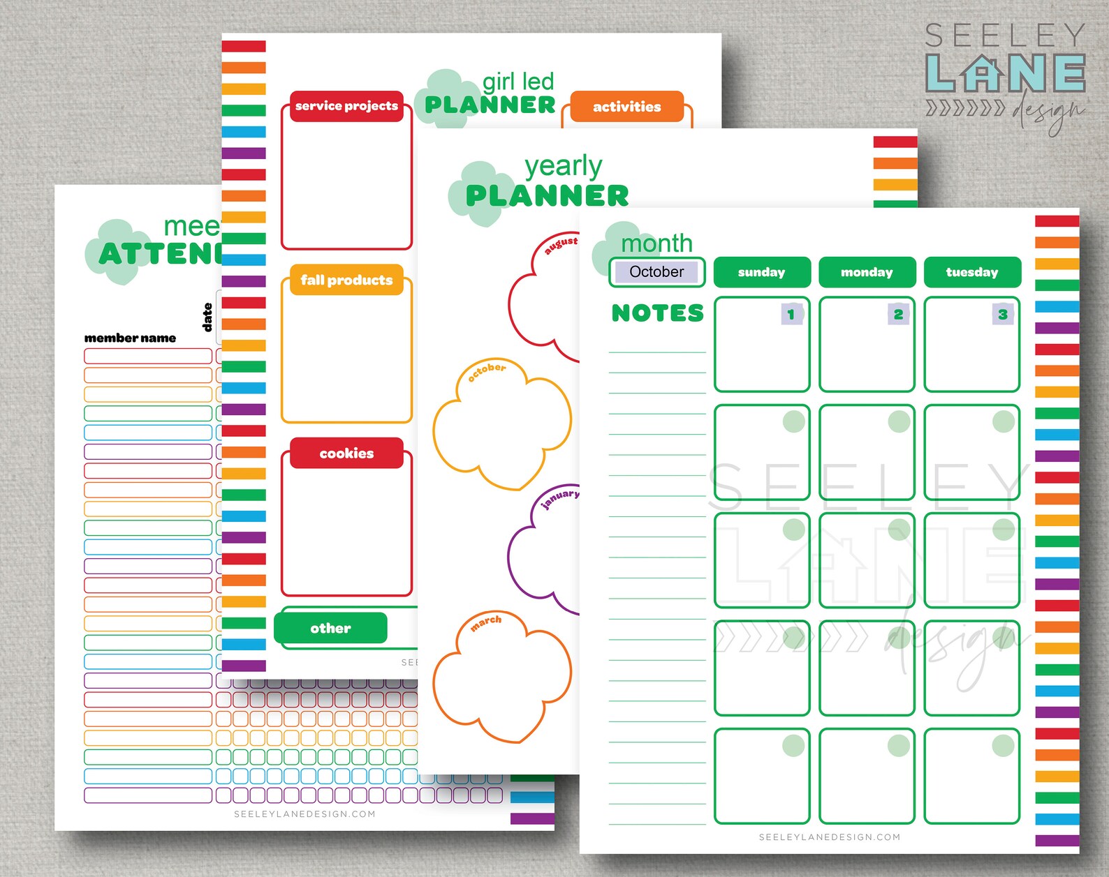 Scout Leader Troop Planner Digital File Instant Download - Etsy