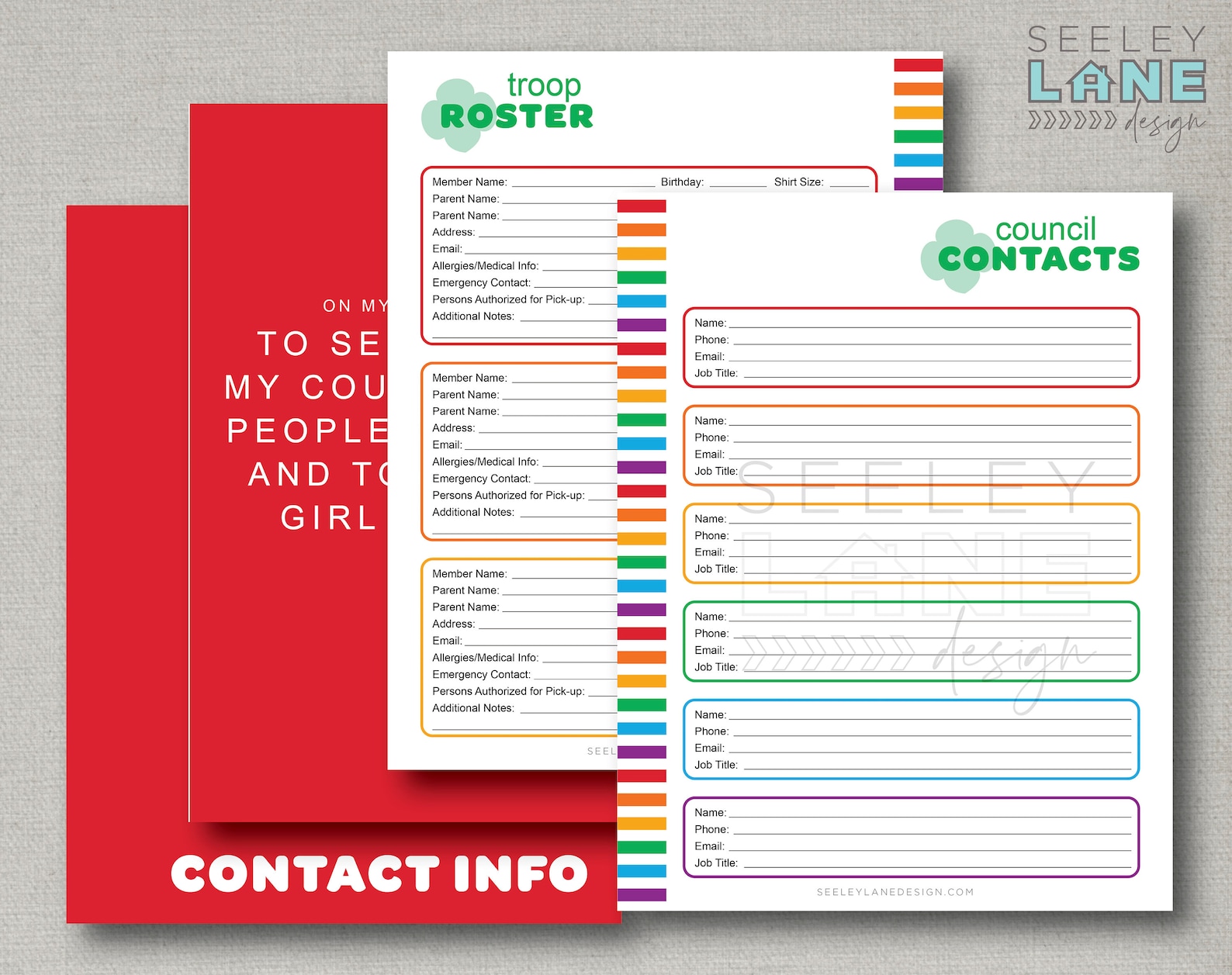 Scout Leader Troop Planner Digital File Instant Download - Etsy