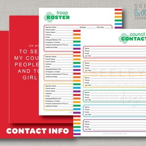 Scout Leader Troop Planner, Digital File, Instant Download - Etsy