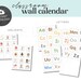 Printable Classroom Perpetual Wall Calendar, Morning Chart, Circle Time ...