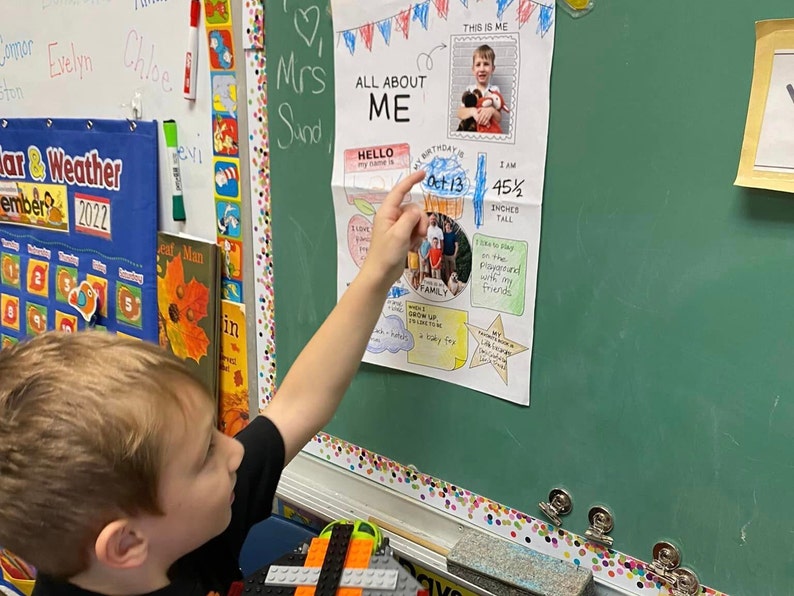 All About Me, Star Student, Student of the Week, Printable Poster ...