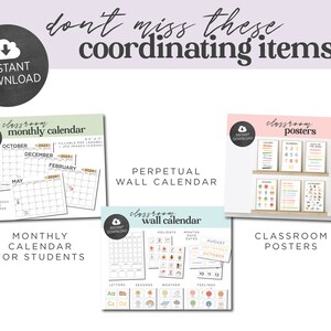 Modern Pastel Classroom Starter Organization Bundle, Meet the Teacher ...