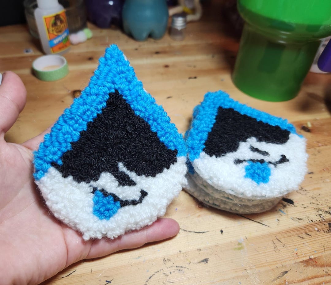 Deltarune Themed Punch Needle Wall Art/coasters - Etsy