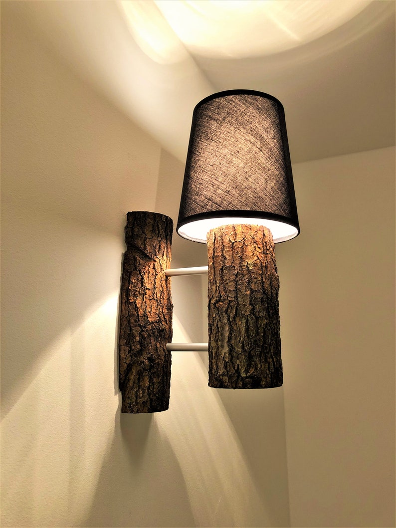 Log Wall Light Log Sconce Rustic Wall Light Rustic Sconce - Etsy