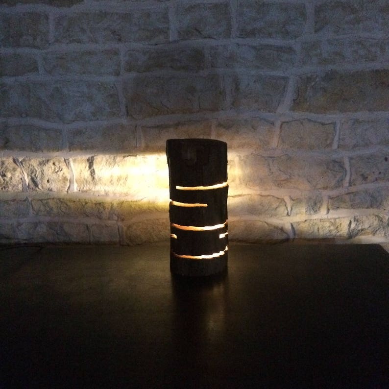 Led Lamp Led Log Lamp Log Light Contemporary Lamp Desk | Etsy UK