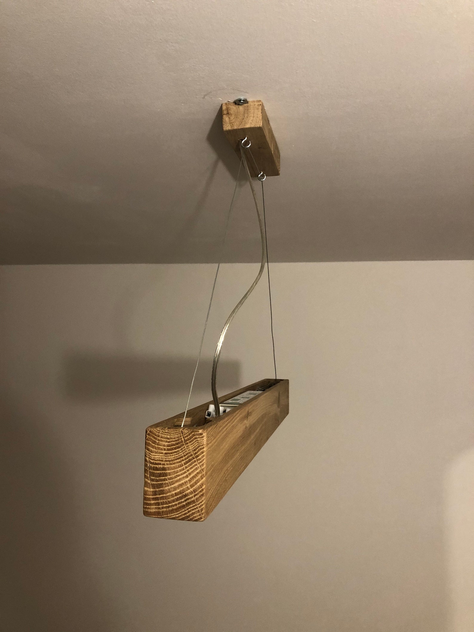 Oak Beam Light Oak Wood Light Rustic Oak Light Oak Light - Etsy