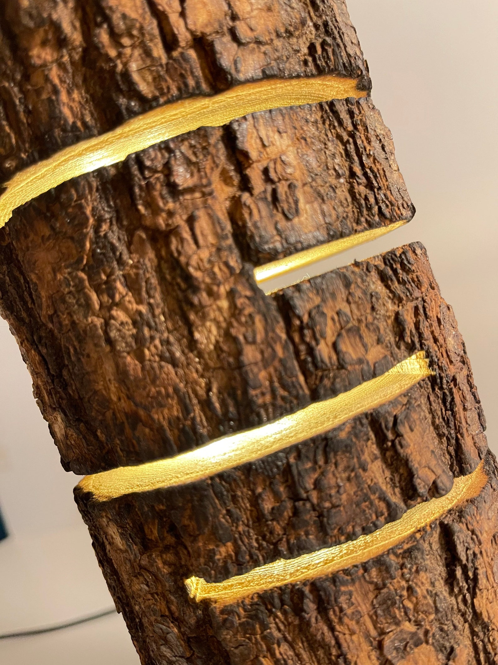 Led Lamp Led Log Lamp Log Light Contemporary Lamp Desk - Etsy