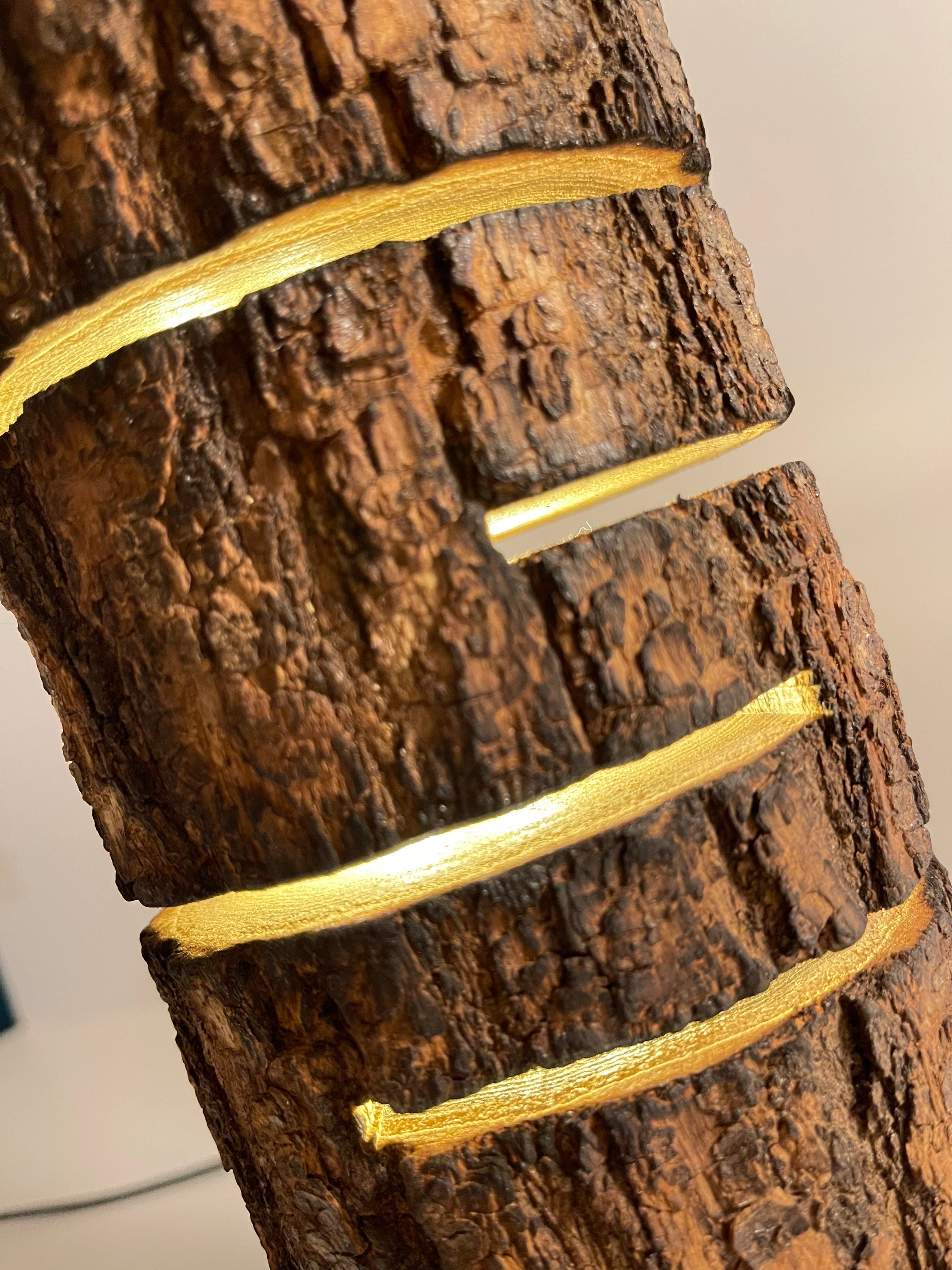 Led Lamp Led Log Lamp Log Light Contemporary Lamp Desk - Etsy UK