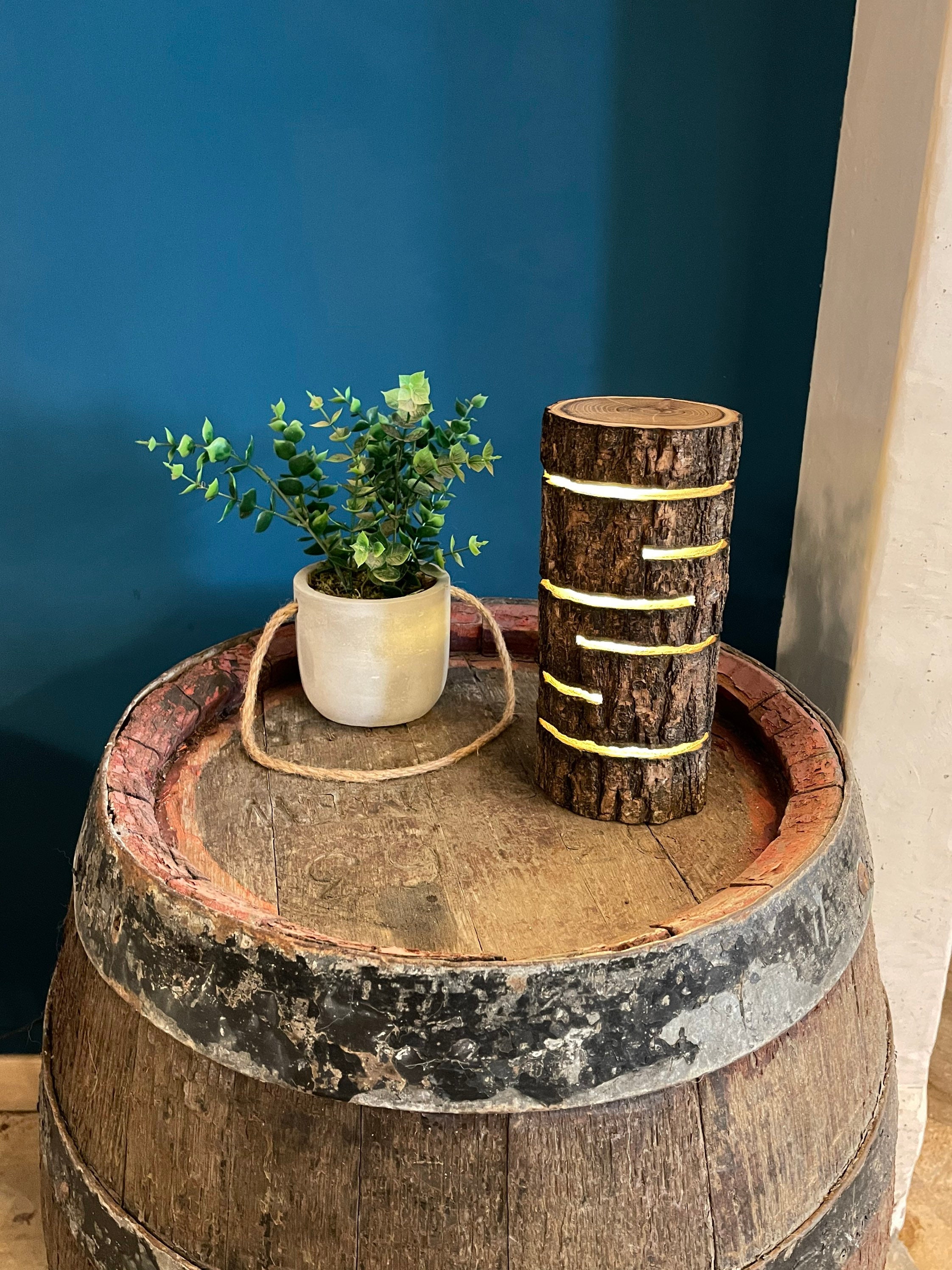 Led Lamp Led Log Lamp Log Light Contemporary Lamp Desk - Etsy UK