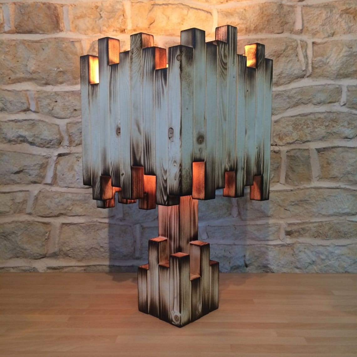 Unusual Table Lamp Wooden Lamp Desk Lamp Floor Lamp - Etsy