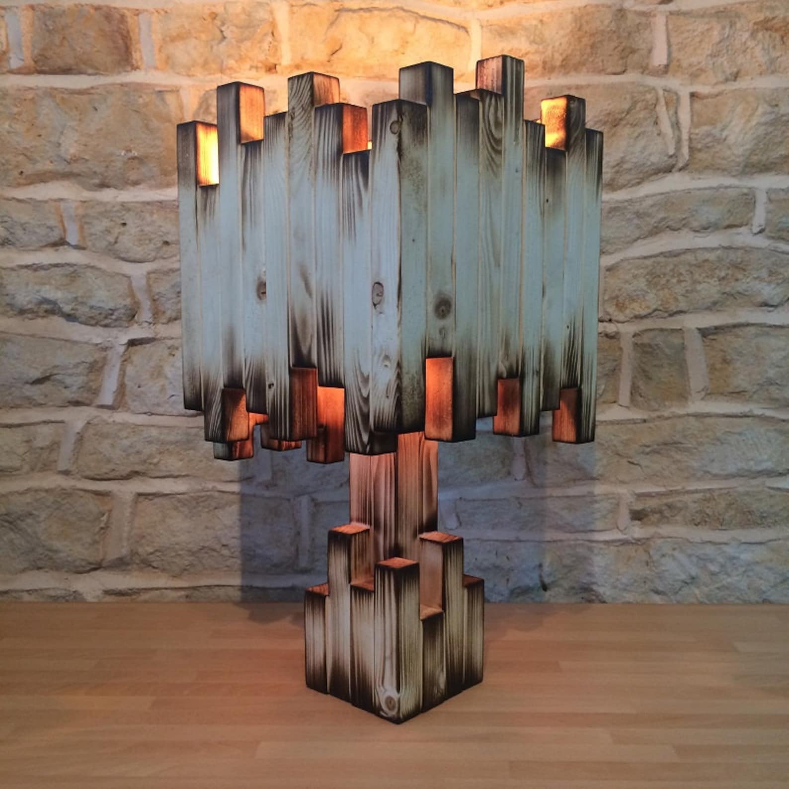 Unusual Table Lamp Wooden Lamp Desk Lamp Floor Lamp - Etsy