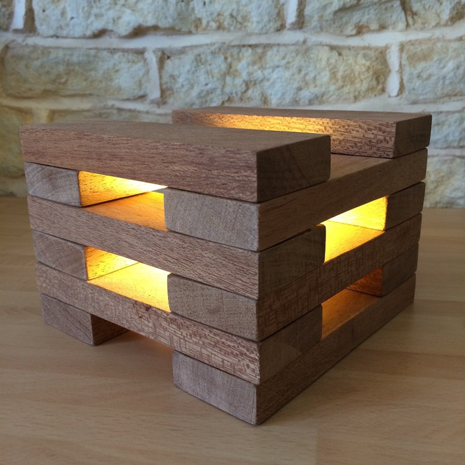 Wooden Table Lamp Wooden Desk Lamp Modern Table Lamp Modern - Etsy