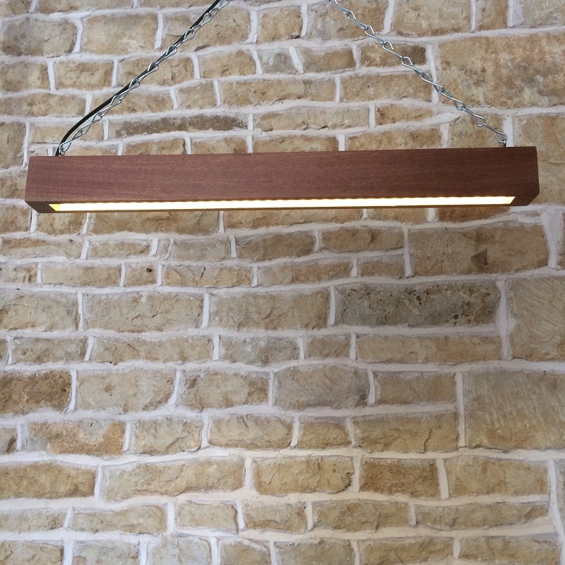 Wooden Beam Light Wooden Light Fixture Beam Light Modern | Etsy