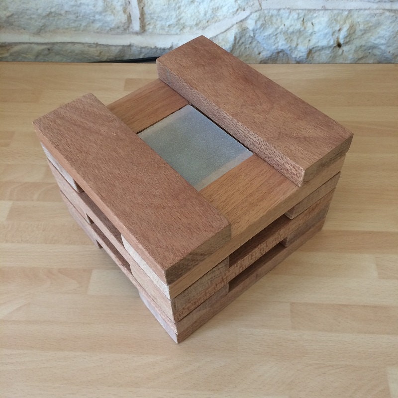 Solid Wood Stack Table/Desk Lamp