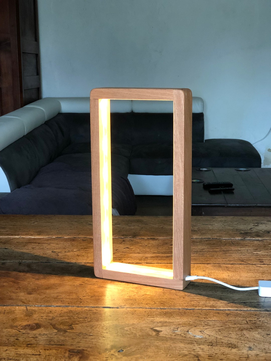 Handmade Hue Lamp, Handmade Philips Hue Lamp, Wooden Hue Lamp, Wooden ...